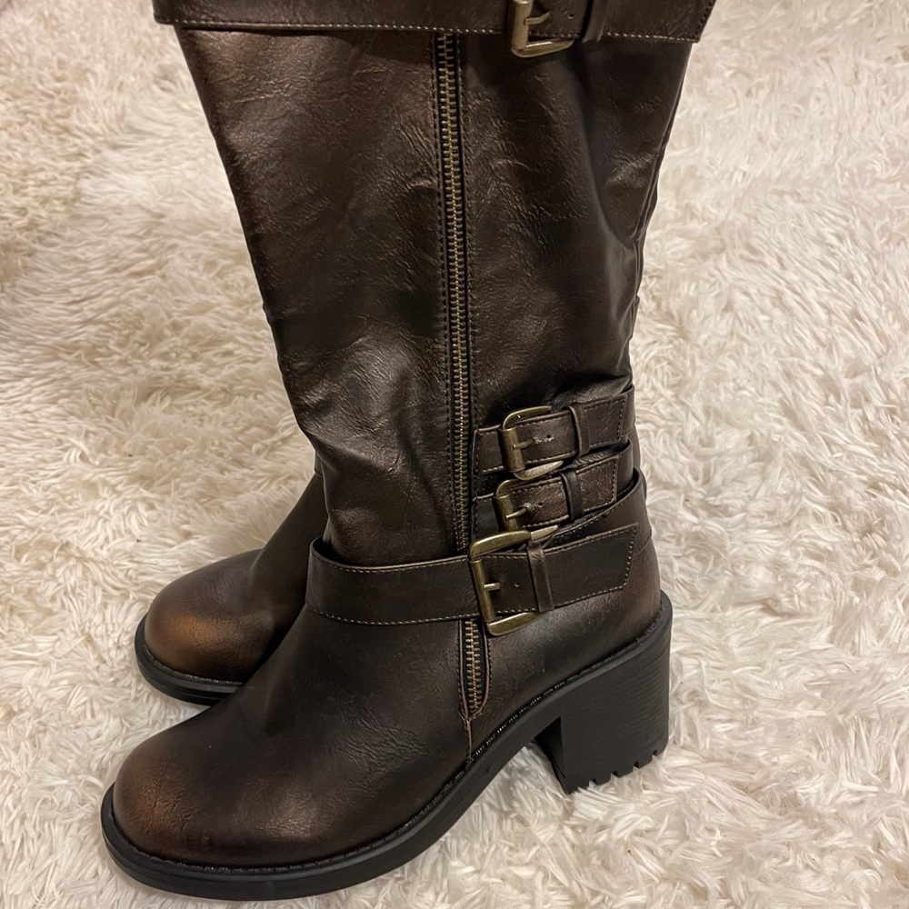Maurices Tara Lugg Sole Boots - Gem